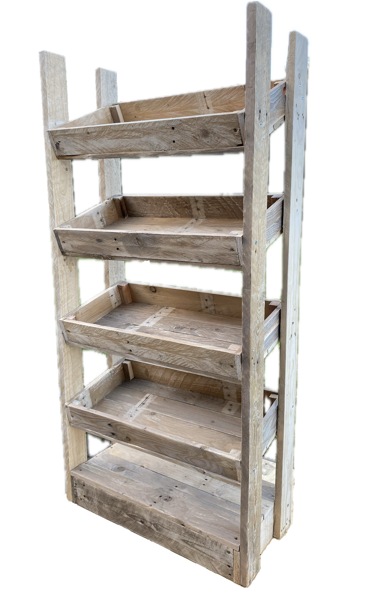 Pallet Boards Handmade Display Stands - 4 Tier — PalletBoards.co.uk