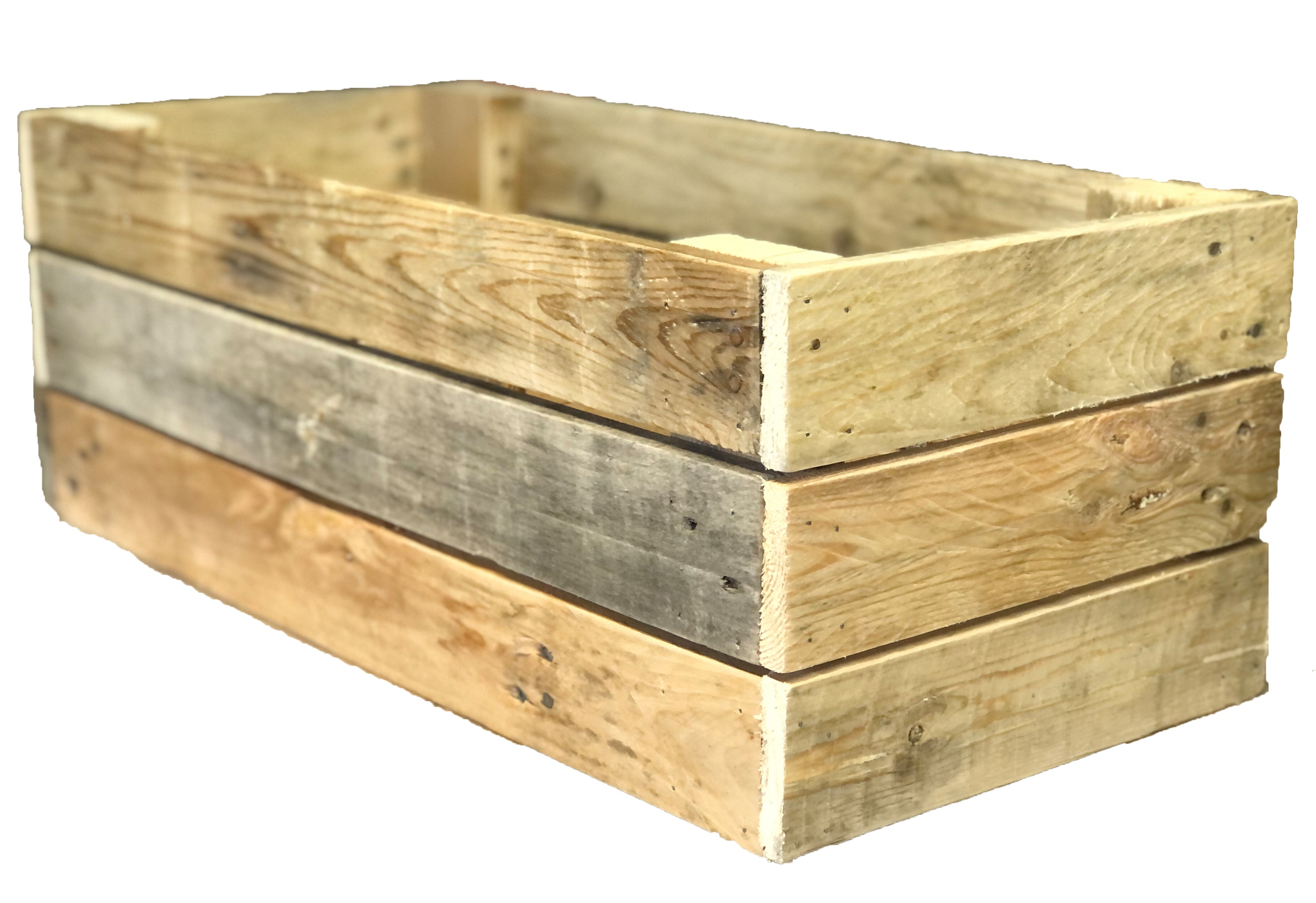 Handcrafted Pallet Board Crate - 3 Tier - 60cm x 30cm — PalletBoards.co.uk
