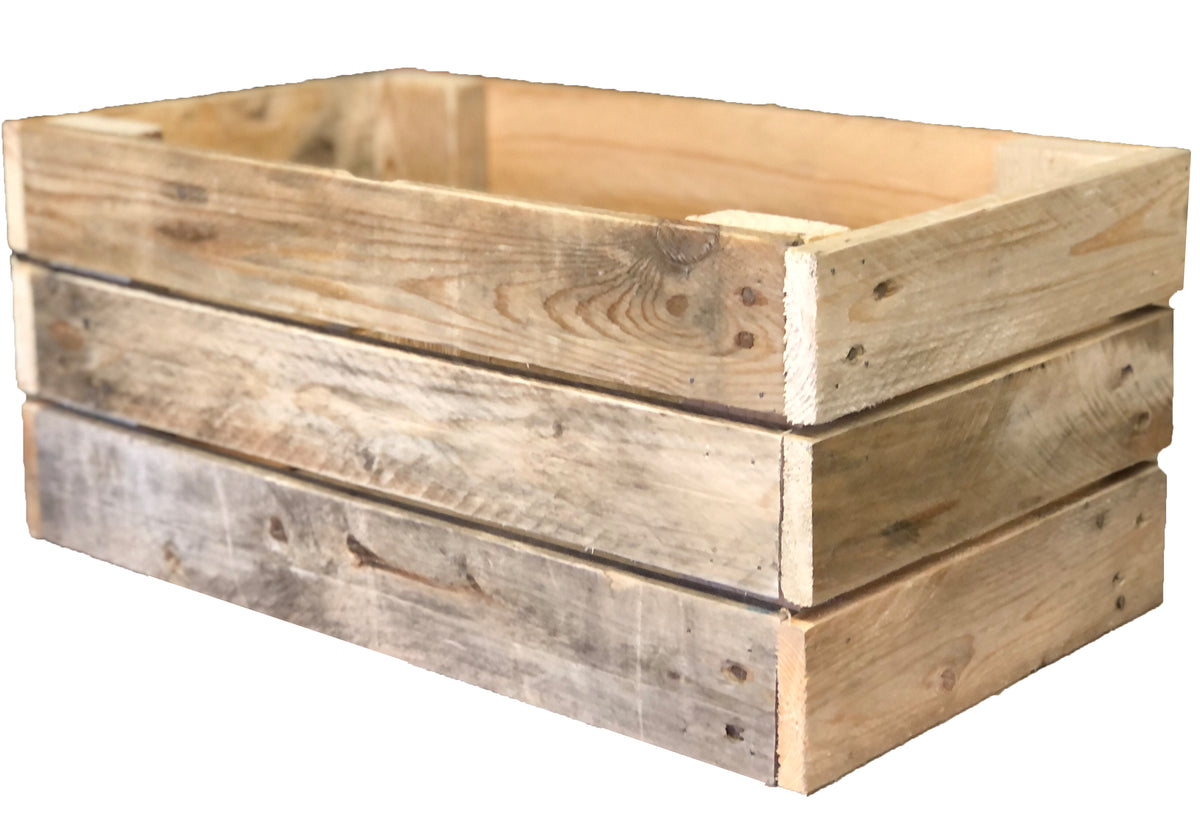Handcrafted Pallet Board Crate - 3 Tier - 50cm x 30cm — PalletBoards.co.uk