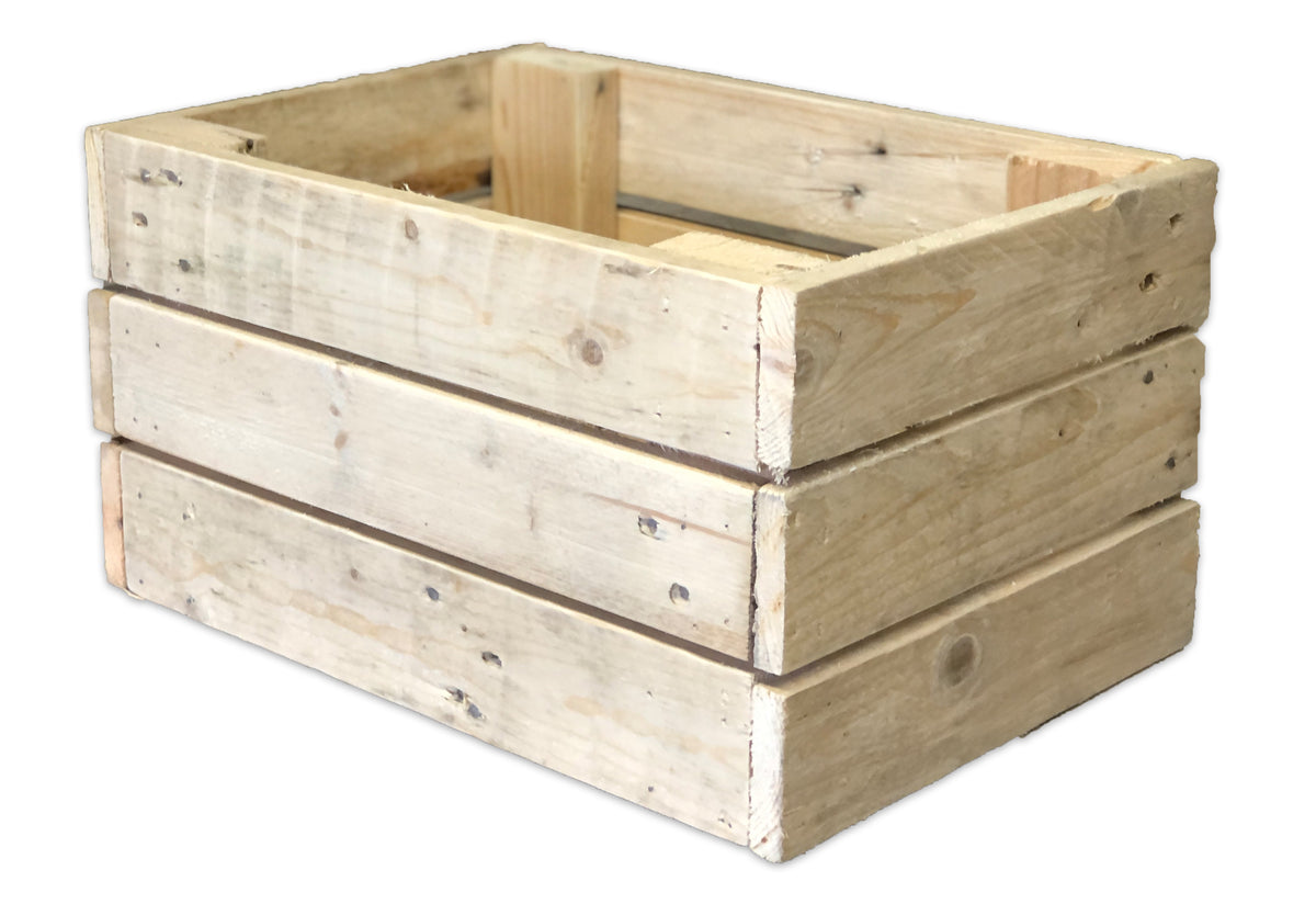 Handcrafted Pallet Board Crate - 3 Tier - 40cm x 30cm — PalletBoards.co.uk